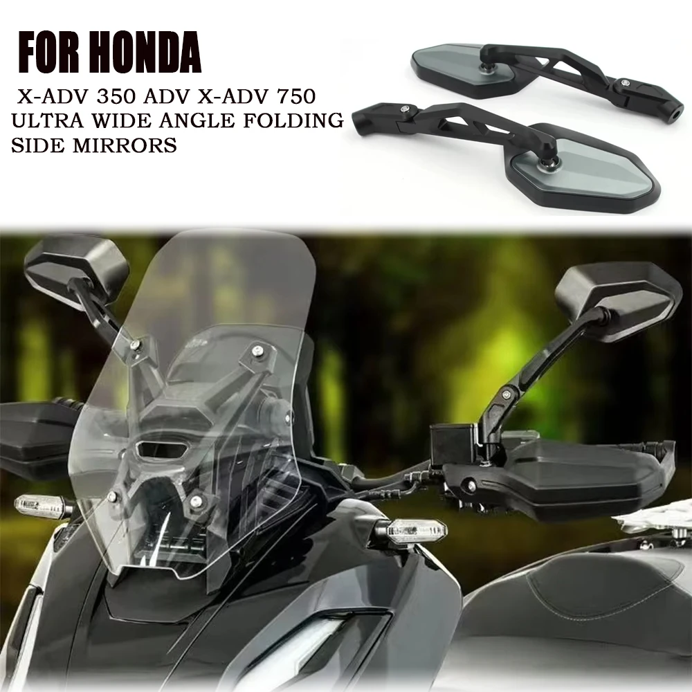 For Honda X-ADV 750 Folding Side Mirrors XADV 750 ADV350 2025-XADV750 ...