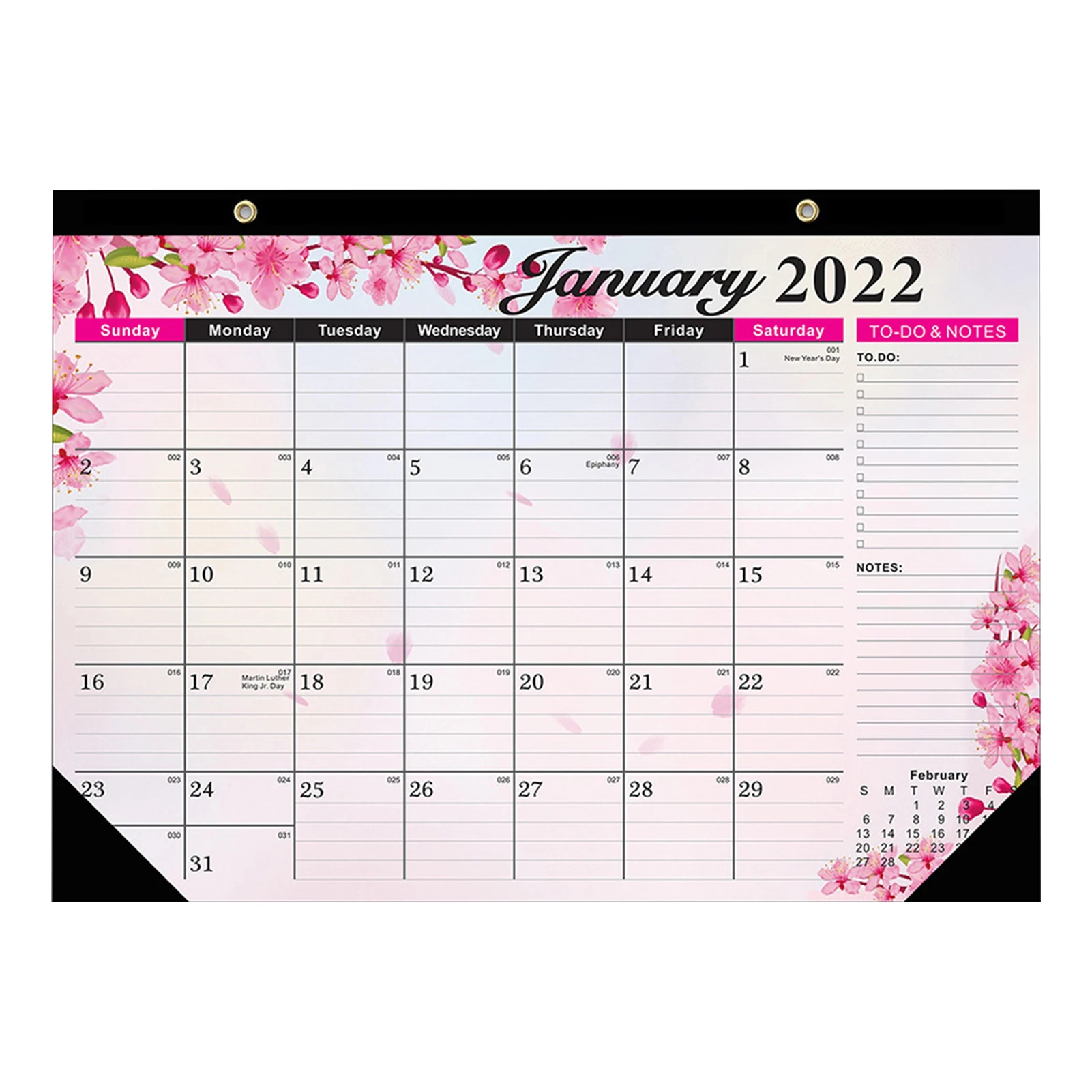 January 2022 Desktop Calendar