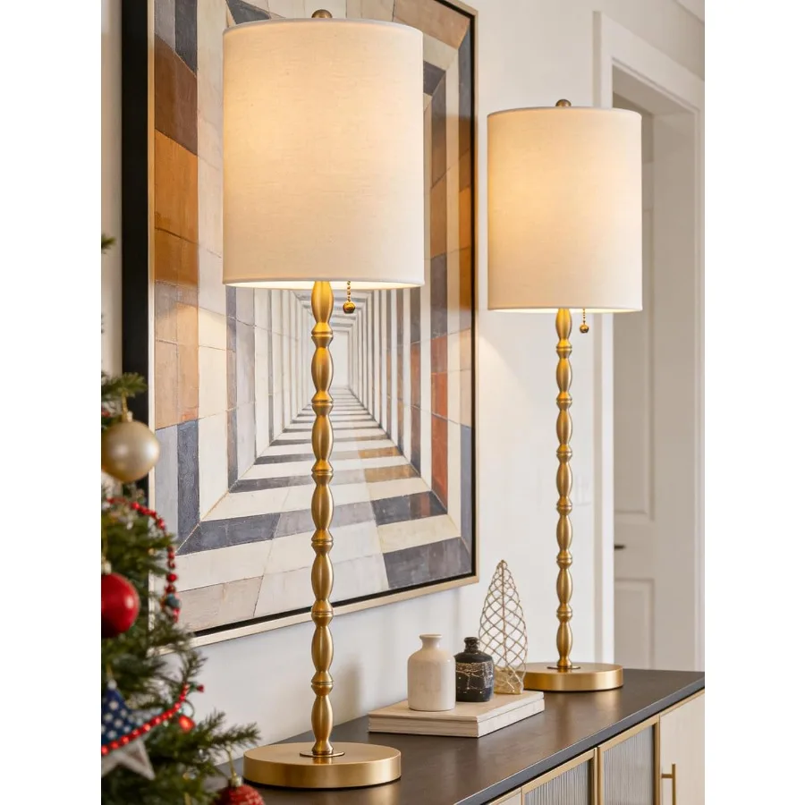 Buffet Lamps Set of 2 28.5