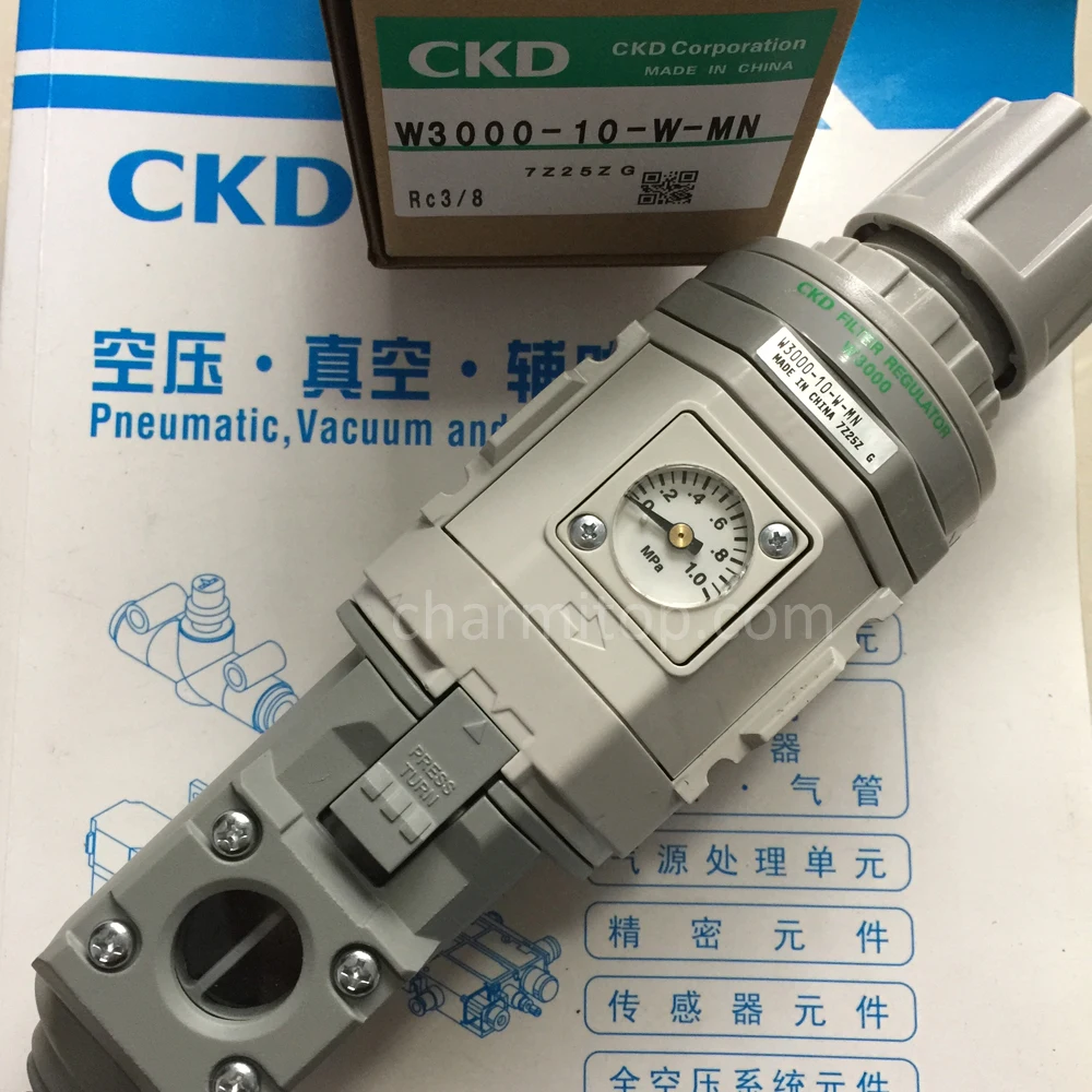 Ckd Filter Regulator W3000-10-S2 Filter Pressure Reducing, 40% OFF