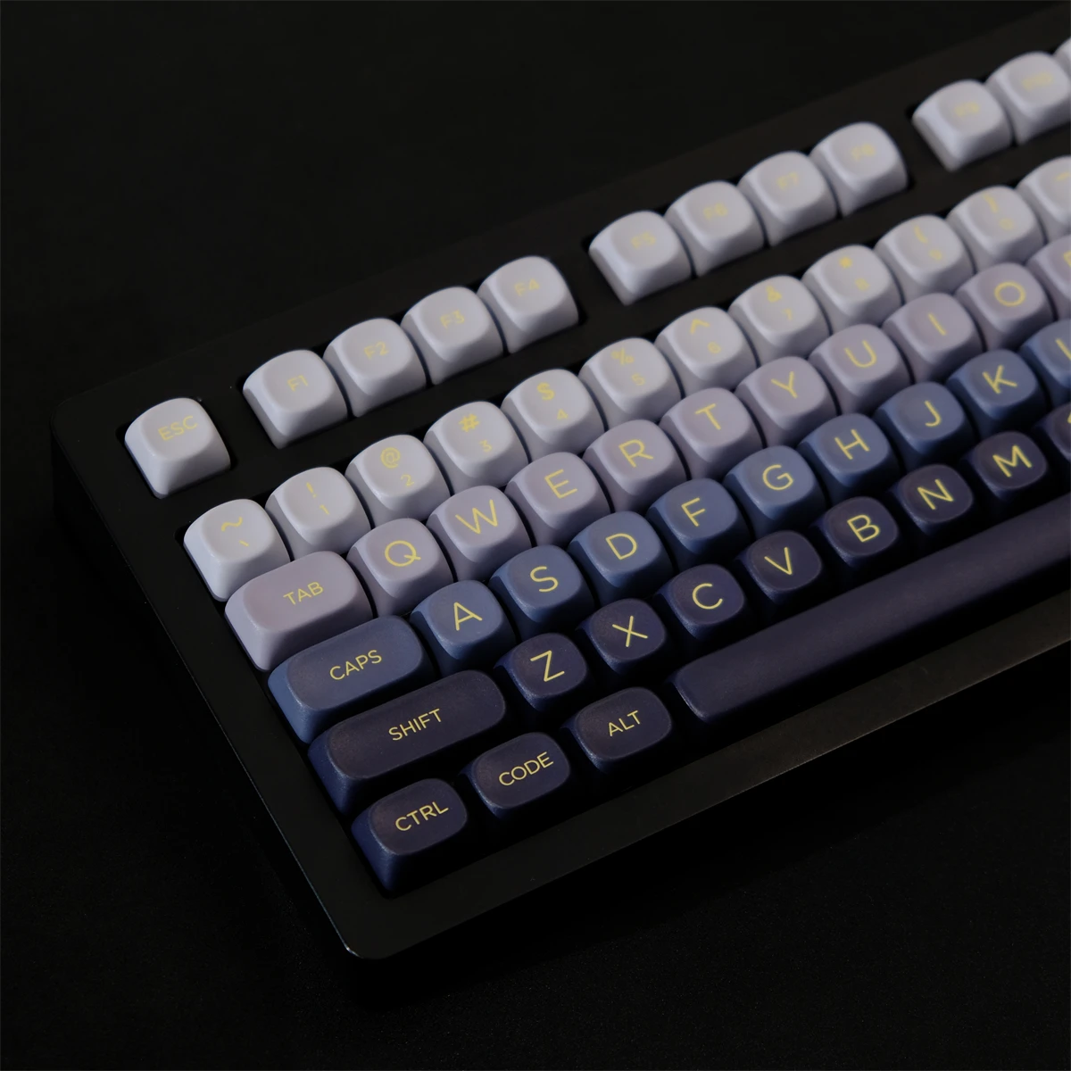 126-Keys-Mountains-Gradient-Grey-Keycaps-Dye-Sublimation-MOA-Profile ...