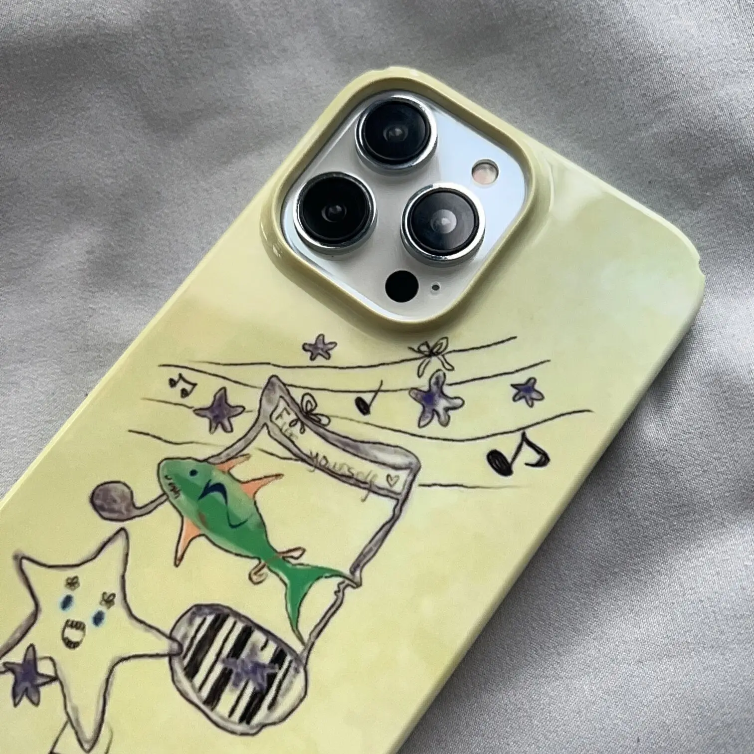 Capa-acr-lica-dura-para-telem-veis-Capa-Star-Fish-amarela-e-verde ...