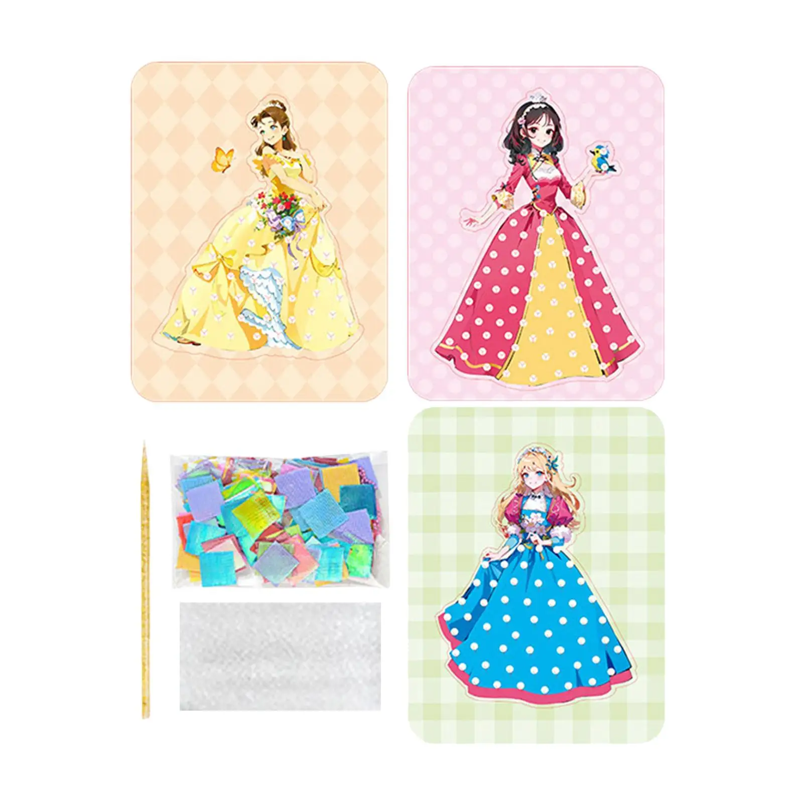 Princess-Dress-up-Activity-Book-Poking-Princess-Dress-up-Dolls-DIY ...