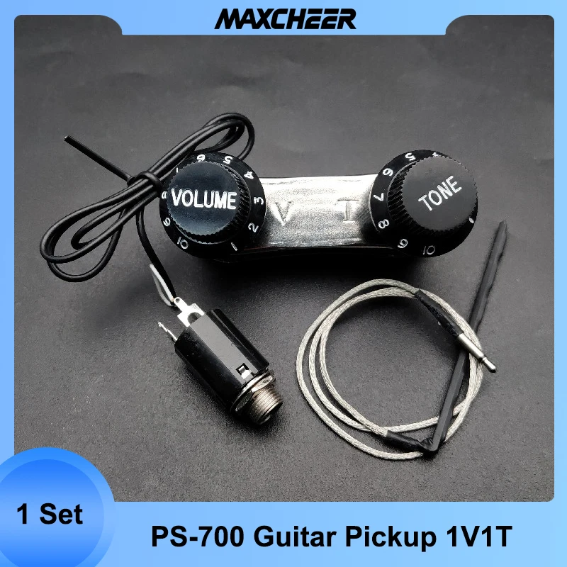 PS-700-with-500K-1V1T-Acoustic-Guitar-Passive-EQ-Preamp-Piezo-Pickup ...