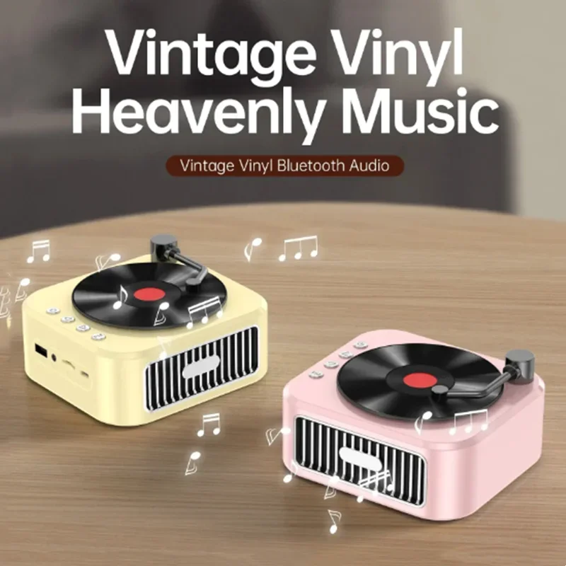 Retro-Portable-Mini-Vinyl-Butterfly-Disc-Bluetooth-Speaker-3D-Surround-Sound-Wireless-High-power ...