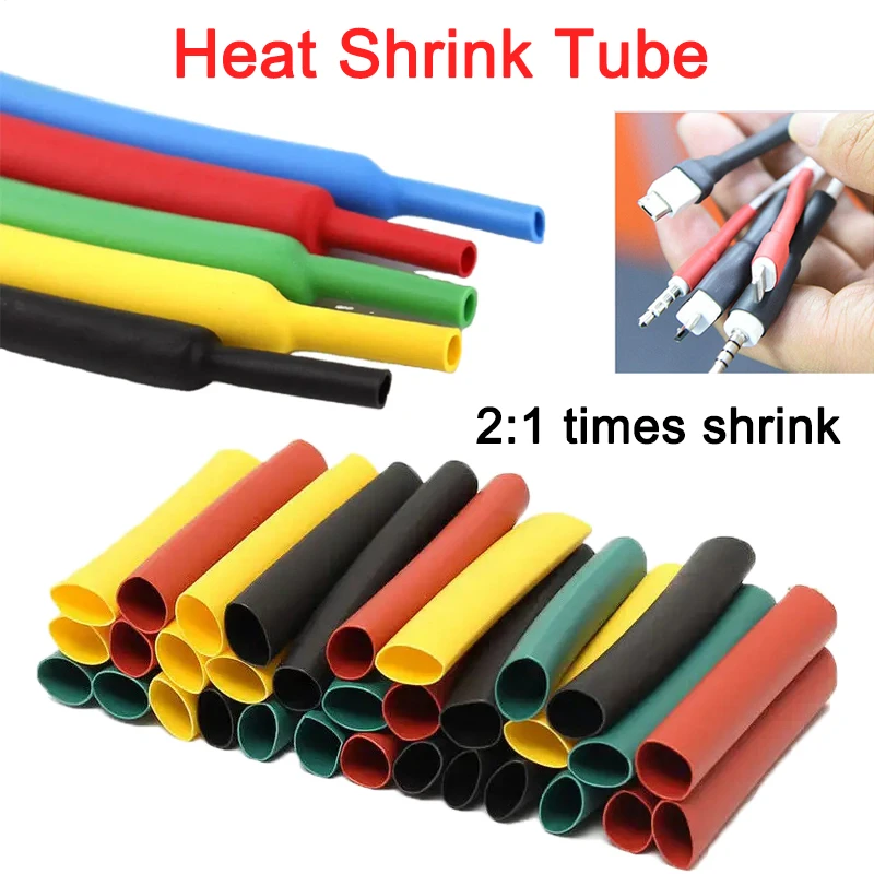 530 Pcs Heat Shrink Tube 164/328 Pcs Assorted Polyolefin Heat Shrink Tubing Tube Wire Cable ...