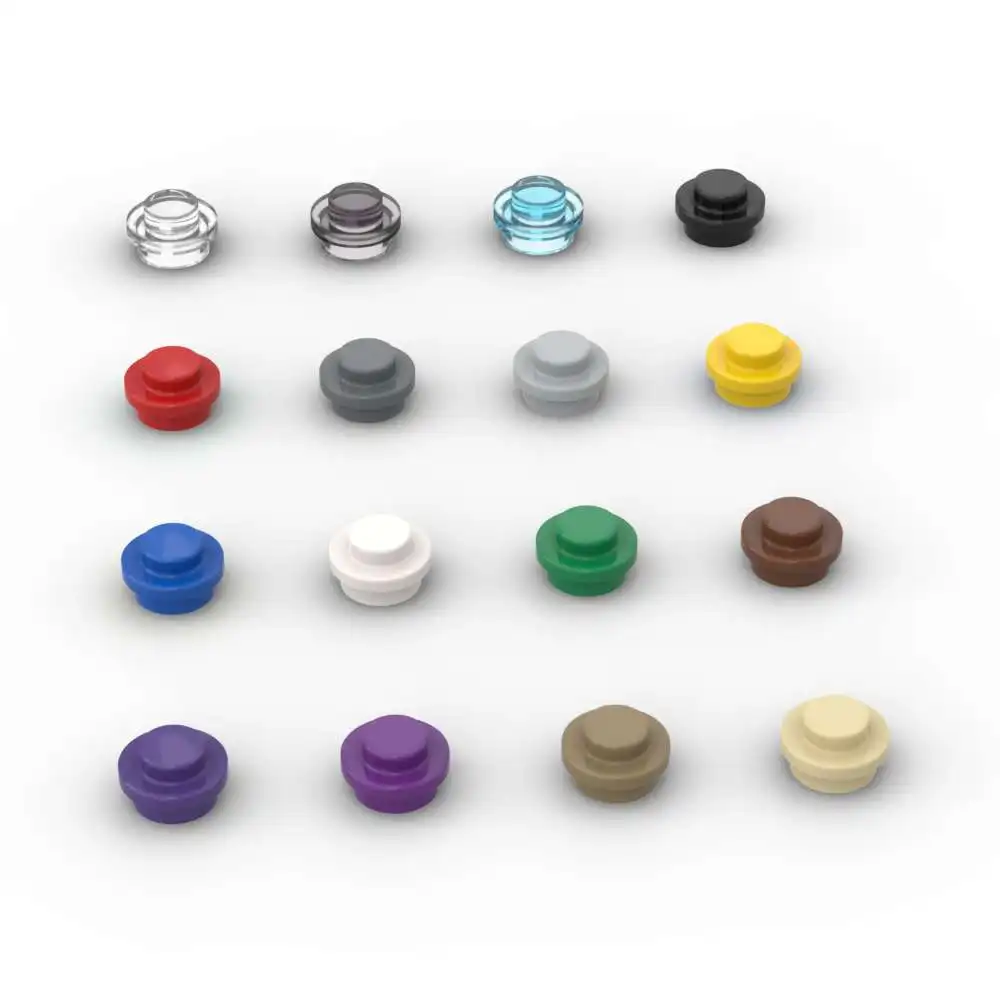 MOC-10PCS-4073-Round-1x1-Building-Blocks-6141-30057-Circular-Plate ...