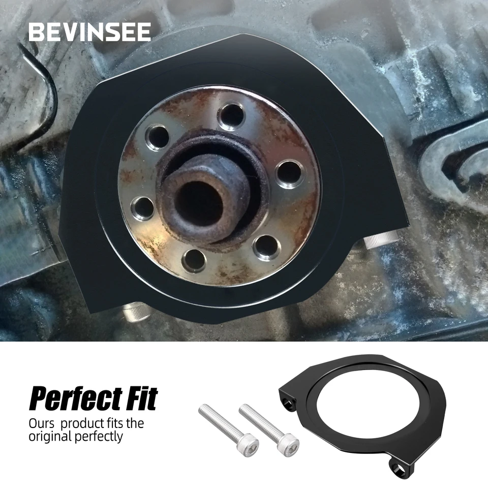 Crank Seal Belt Guards Billet Crank Seal Belt Guard, BMW N52/N54/N55 ...