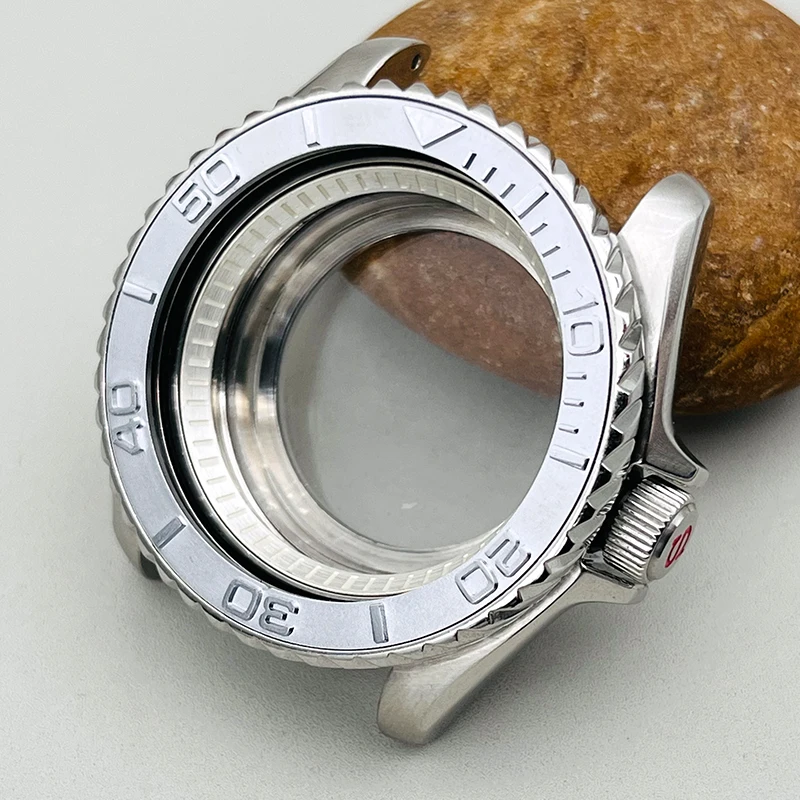 Mod 41mm Watch Cases Helical Gear Bezel Fits Seiko SKX007 SKX009 SRPD ...