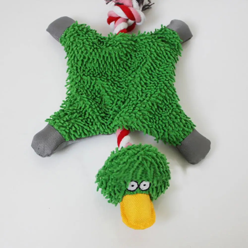 Duck-Shape-Braid-Knot-Toy-Puppy-Dog-Chew-Teething-Teeth-Cleaning ...