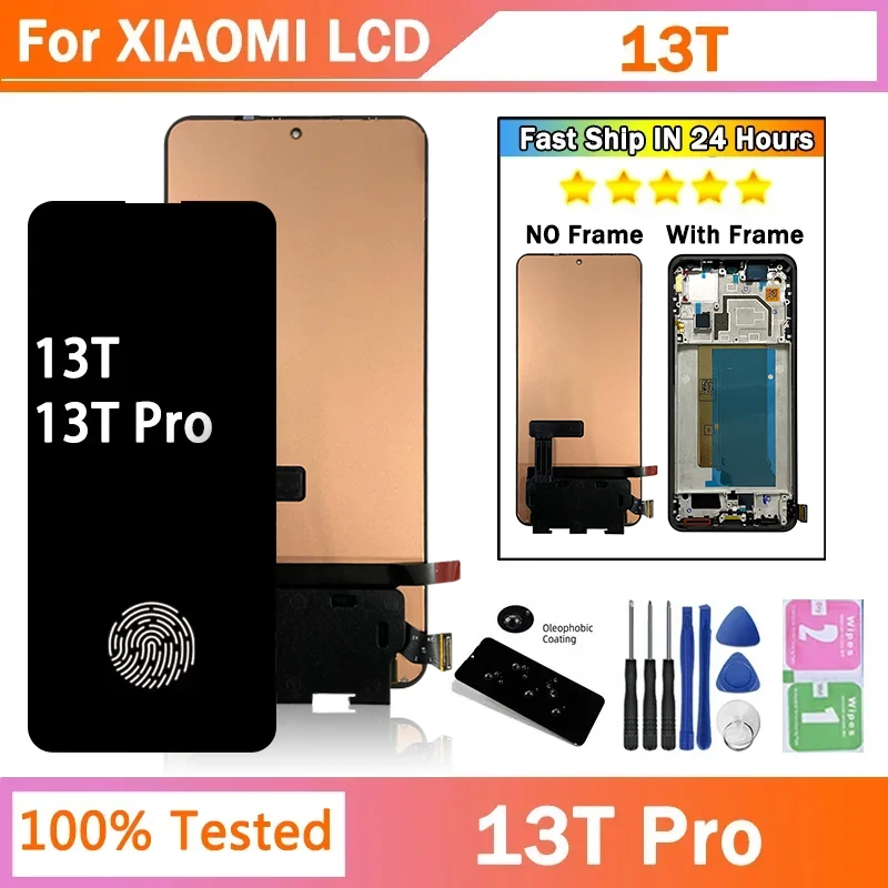 6.67“AMOLED For Xiaomi 13T Mi 13T 2306EPN60 LCD Display Touch Screen ...