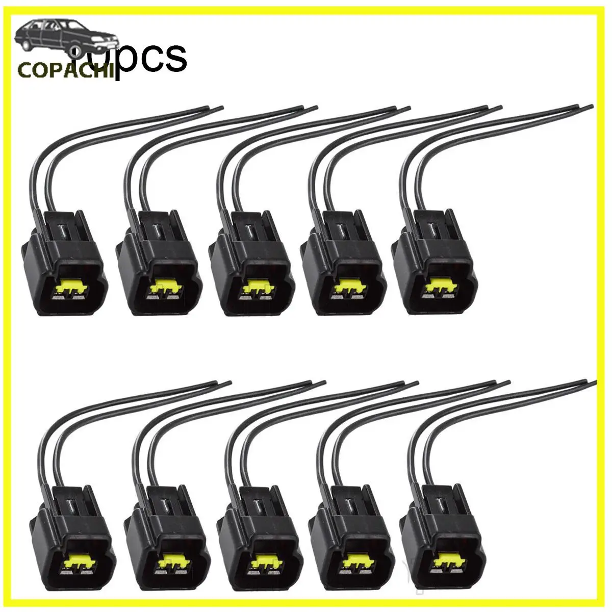 10pcs-Car-Accessories-2Pin-Ignition-Coil-Connector-Plug-Harness-For ...