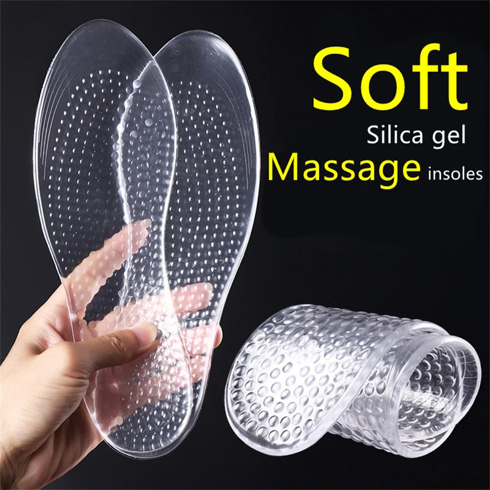 Men-And-Women-Silicone-Insole-Foot-Care-Tools-Thickened-Ultra-soft-Full ...