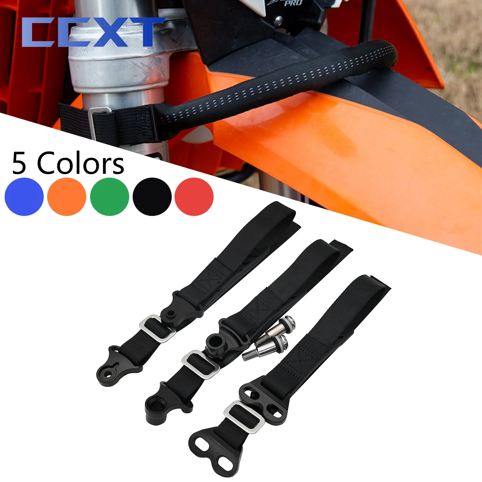 Motocross-Front-Rear-Rescue-Traction-Strap-Pull-Sling-Belt-Universal ...