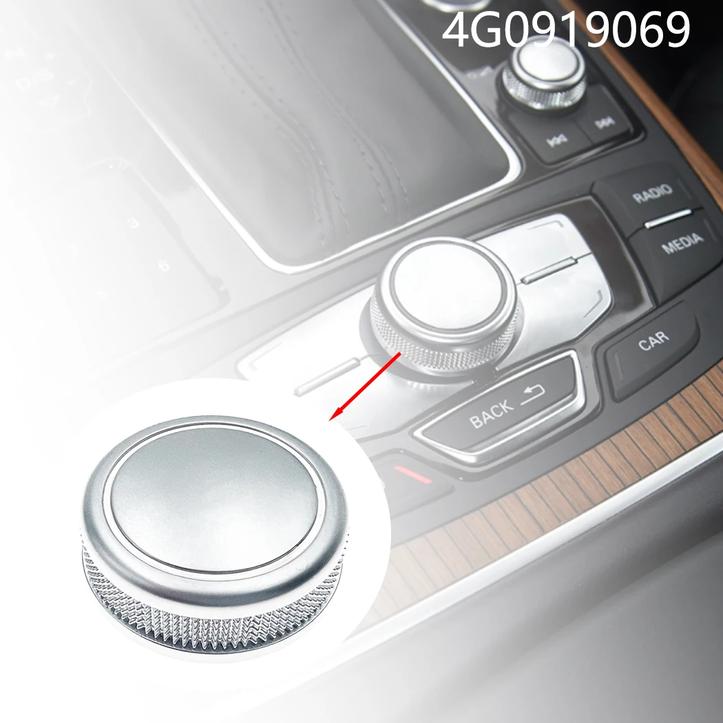ESIRSUN-MMI-Control-Knob-Rotary-Menu-Navigation-Cover-Chrome-Fit-for ...
