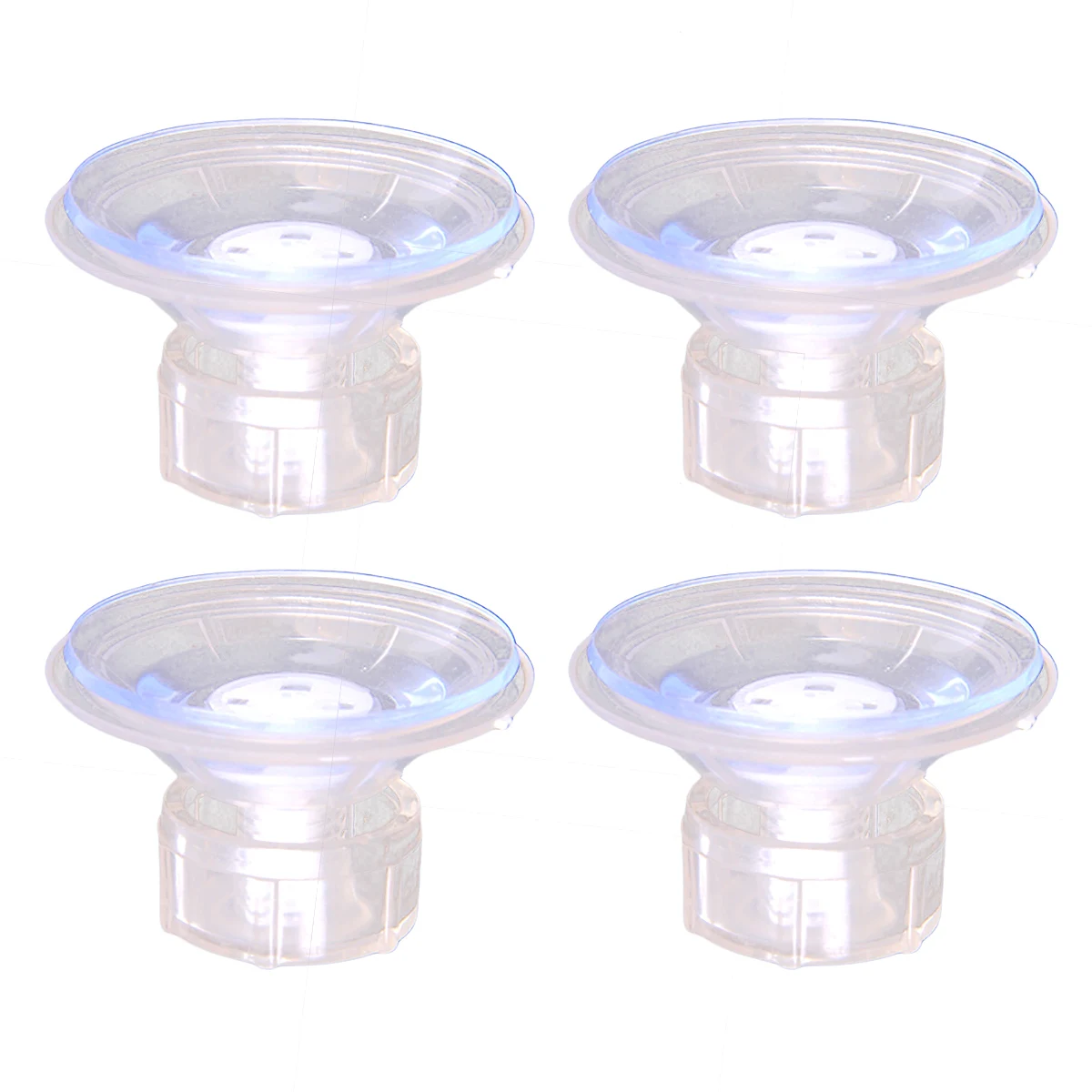 4-Pcs-Clear-Plastic-Suction-Cup-Sucker-Pads-With-A-Bolt-Wall-Hangers ...