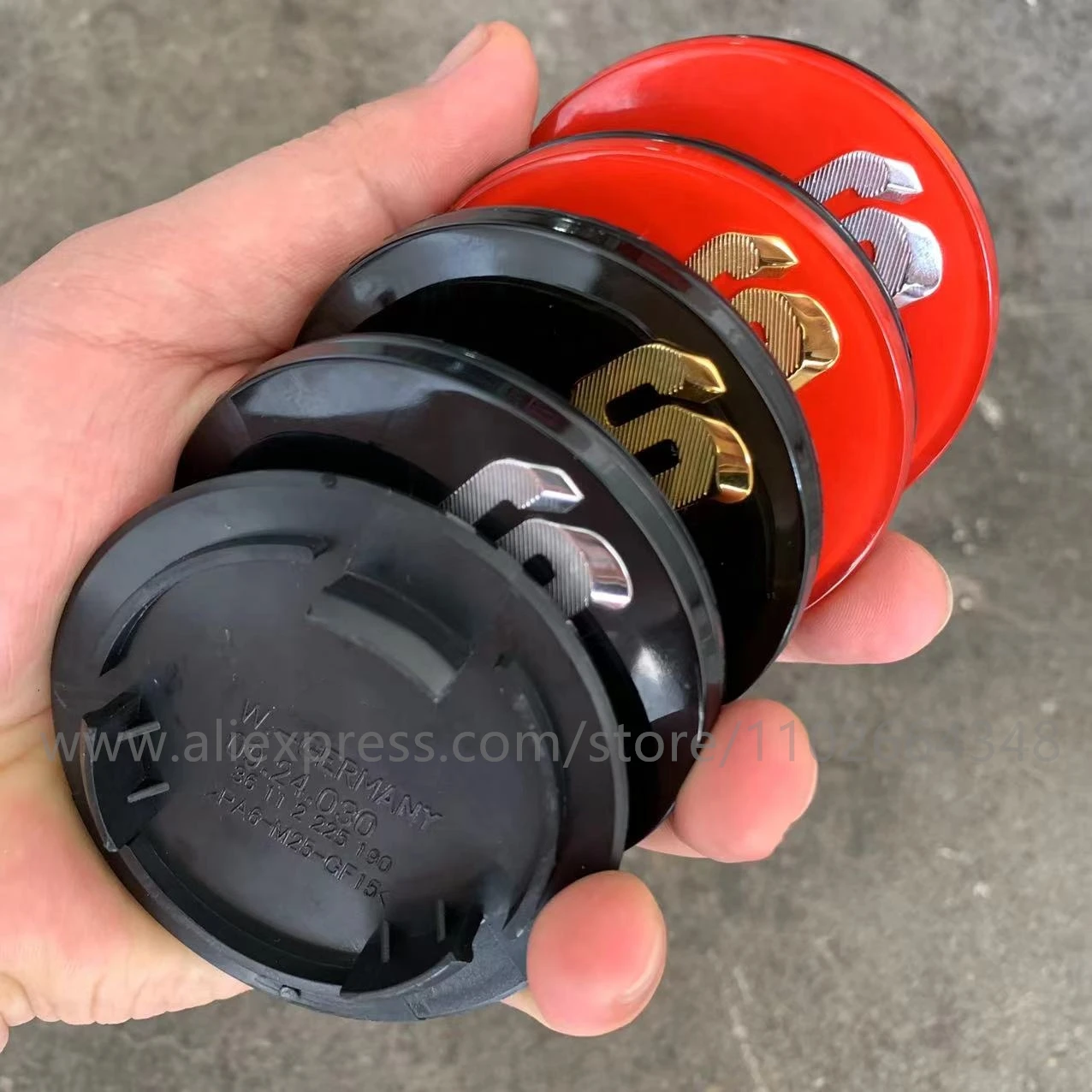 Wheel-Center-Hub-Caps-Emblema-Emblema-Emblema-Adesivo-Capas-prova-de ...