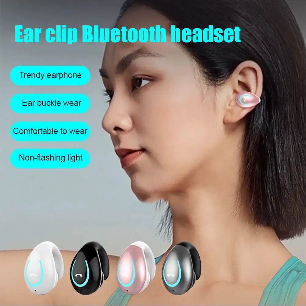 Single-Earclip-Fone-TWS-Earbuds-Wireless-Earphone-Bluetooth-compatible ...