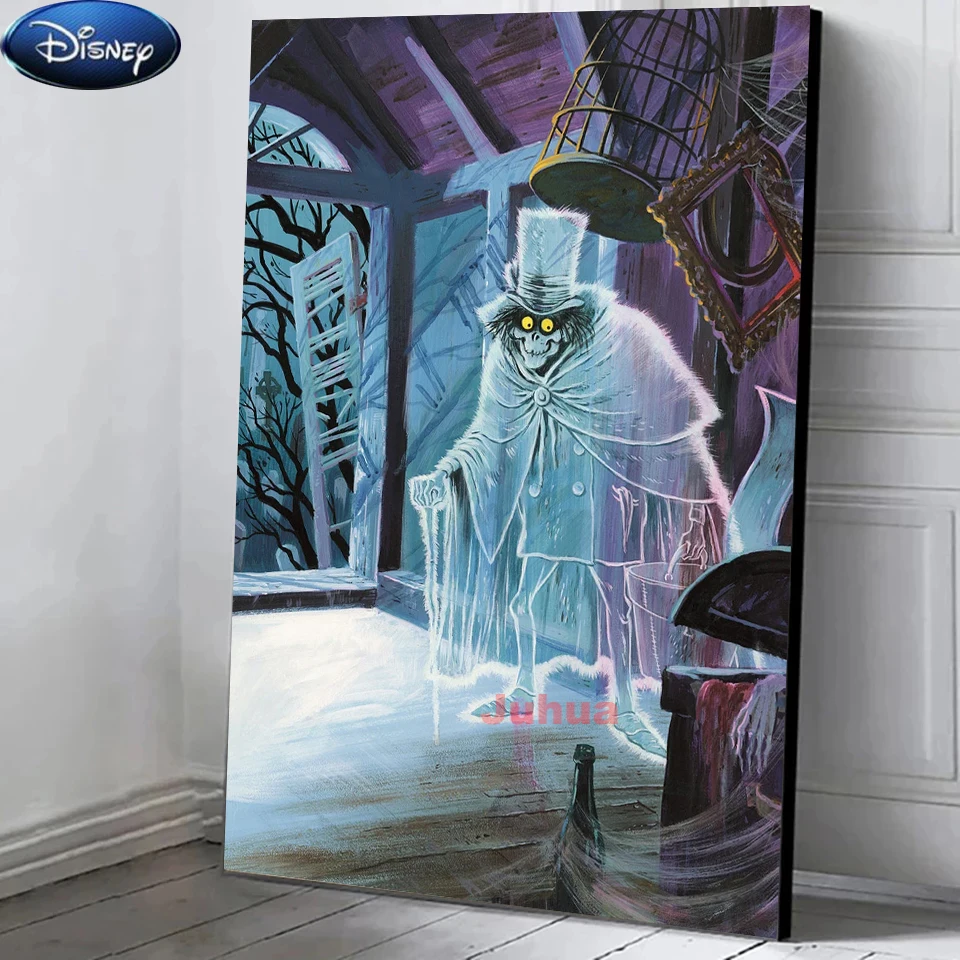 Disney-Haunted-Mansion-Hatbox-Ghost-Disneyland-Diamond-Painting-Cartoon ...