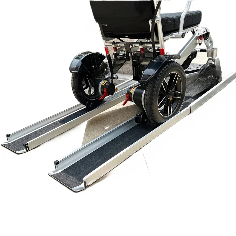 180cm-6ft-Wheelchair-Ramps-Telescopic-Portable-Wheelchair-Ramps-Loading ...