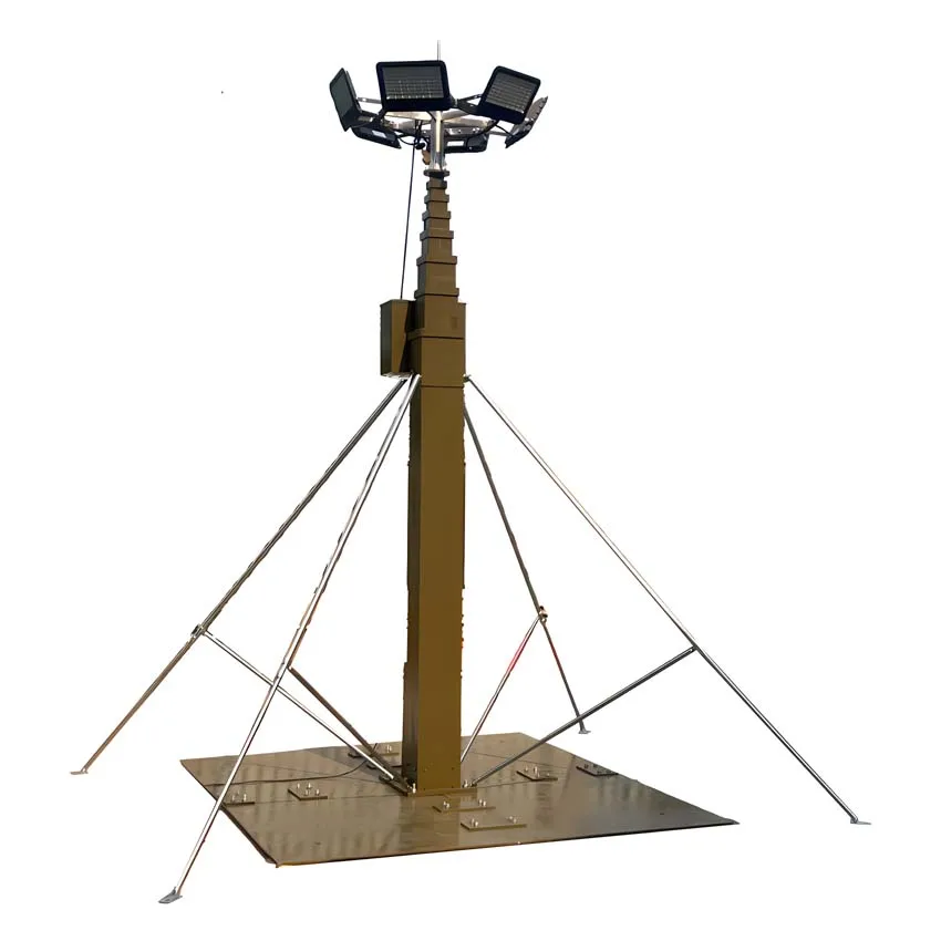 10m Electric Lifting Column Multi Section Vehicle Mounted Mobile ...