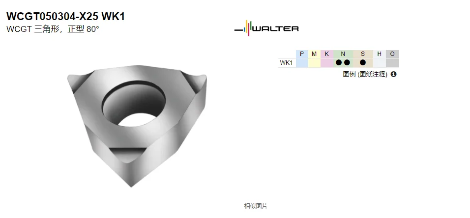 ORIGINAL 10PCS CARBIDE INSERT WCGT050304 X25 WK1| | - AliExpress