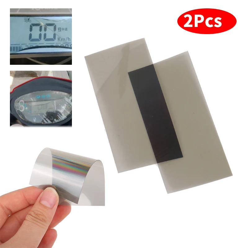 2Pcs LCD Linear Polariz-ed Filter Glossy Polarizer Film Sheet ...