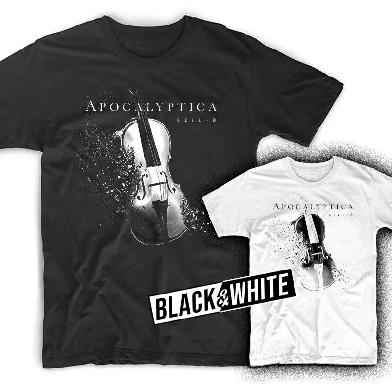 Apocalyptica Cell-0 album T shirt BLACK WHITE sizes S-5XL long sleeves ...