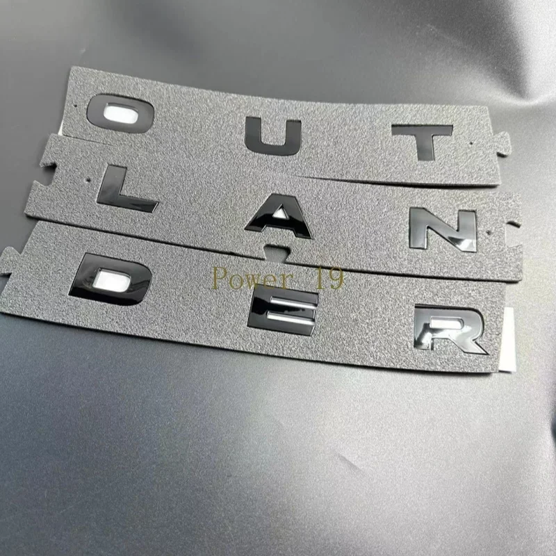 For Outlander 2003 - 2020 2021 2023 2024 2025 Car Logo Letter 3d ...