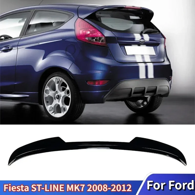 For Ford Fiesta ST-LINE MK7 2008-2012 ABS Spoiler Cap Maxton Style Rear ...