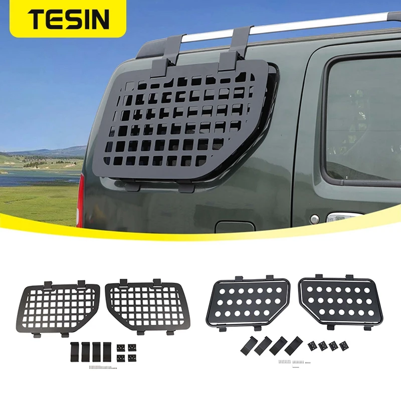 TESIN-Car-Rear-Window-Glass-Armor-Decoration-Protective-Frames-Cover ...