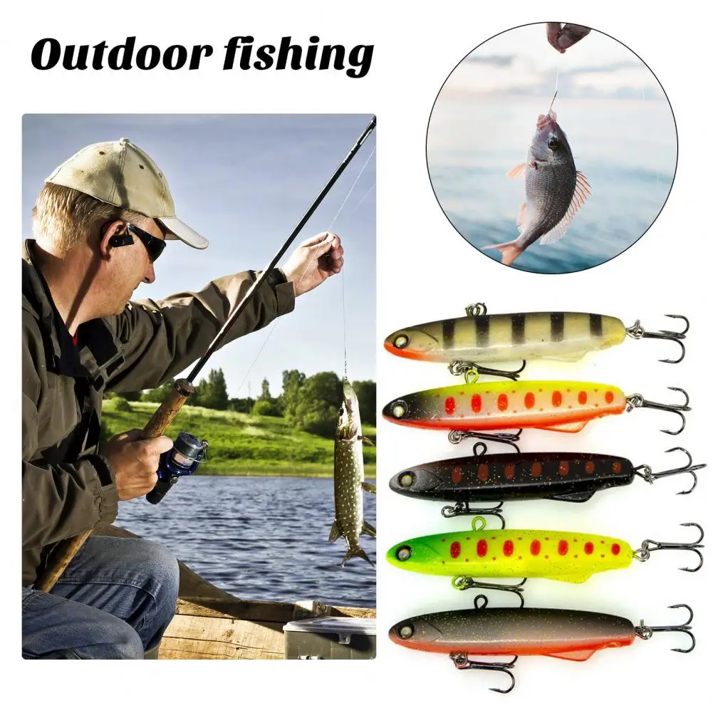 7cm/8cm Fishing Lure with Treble Hook Realistic Looking Artificial Lure ...