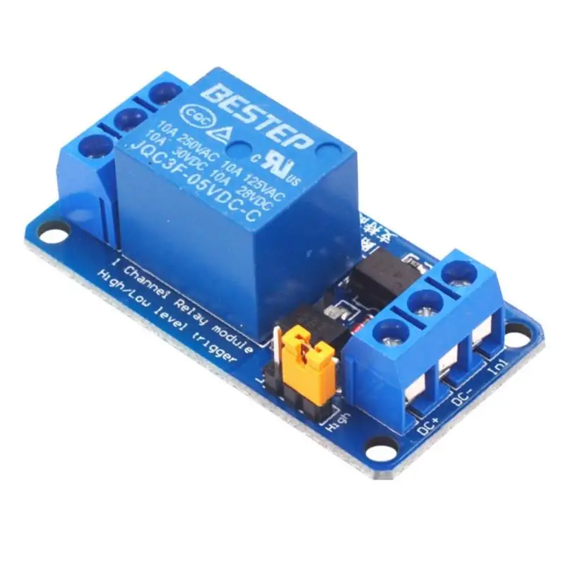 3.3V 5V 12V 24V 1 Channel Relay Module High And Low Level Trigger Dual ...