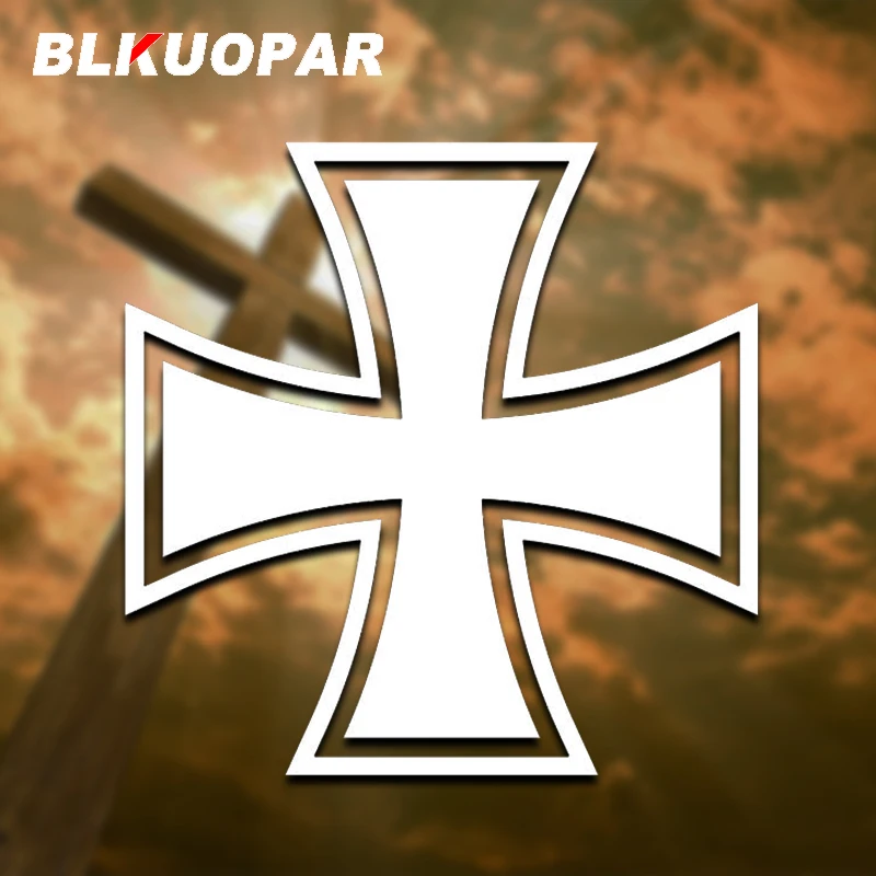BLKUOPAR for Iron Cross Car Stickers Creative Sunscreen Occlusion ...