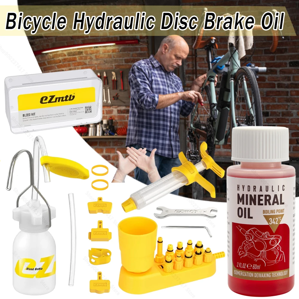 Bicycle-Hydraulic-Disc-Brake-Oil-Bleed-Kit-Bike-Brake-Repair-Tools ...
