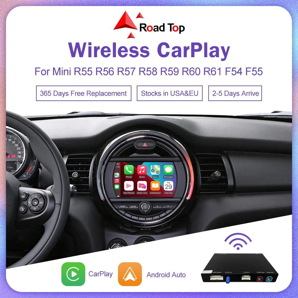CarPlay-inal-mbrico-Android-Auto-para-Mini-R55-R56-R57-R58-R59-R60-R61 ...