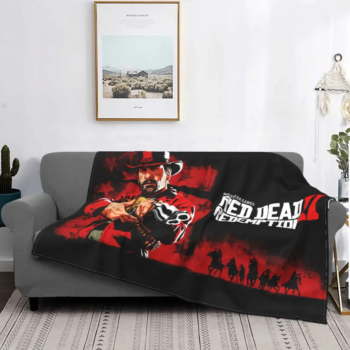 Red-Dead-Redemption-2-RDR2-manta-de-forro-polar-para-sof-alfombra-de ...