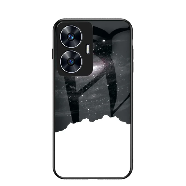 RealmeC55 Case ZROTEVE Universe Tempered Glass Cover For OPPO Realme ...