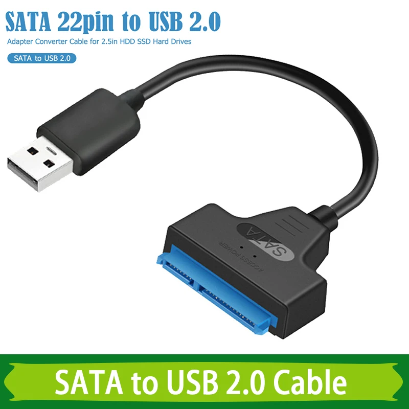 High-Speed-USB-SATA-Cable-External-Hard-Disk-Reader-2-5-HDD-SSD-Hard ...