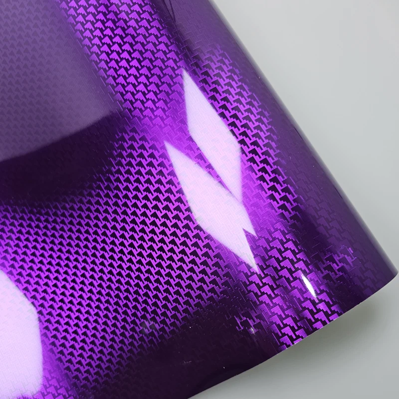 High-Gloss-Purple-Airplane-Pattern-Forged-Plated-Carbon-Fiber-Stickers ...