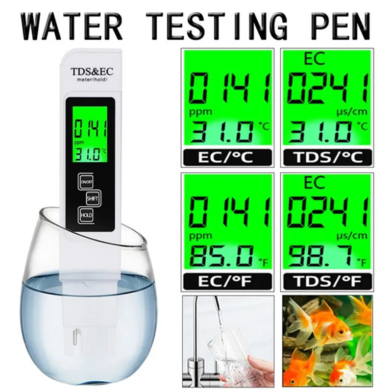 Professional-3-in-1-tester-Water-Meter-TDS-EC-Temperature-Meter-Digital ...