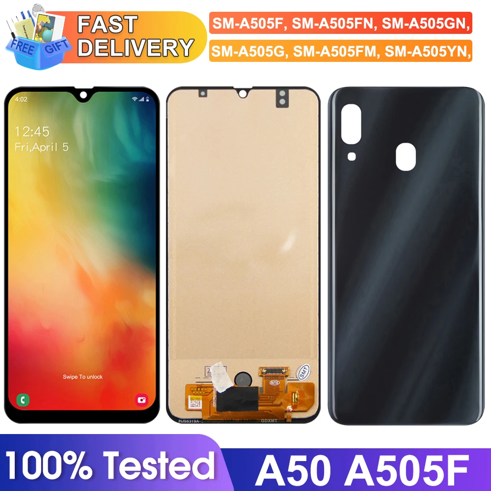 Screen-Replacement-for-Samsung-a50-for-Samsung-Galaxy-A50-A505-A505F ...