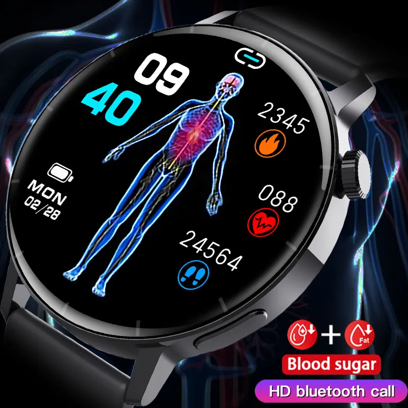 Reloj-inteligente-de-salud-para-hombres-ox-geno-en-sangre-glucosa-en-sangre-monitoreo-de ...