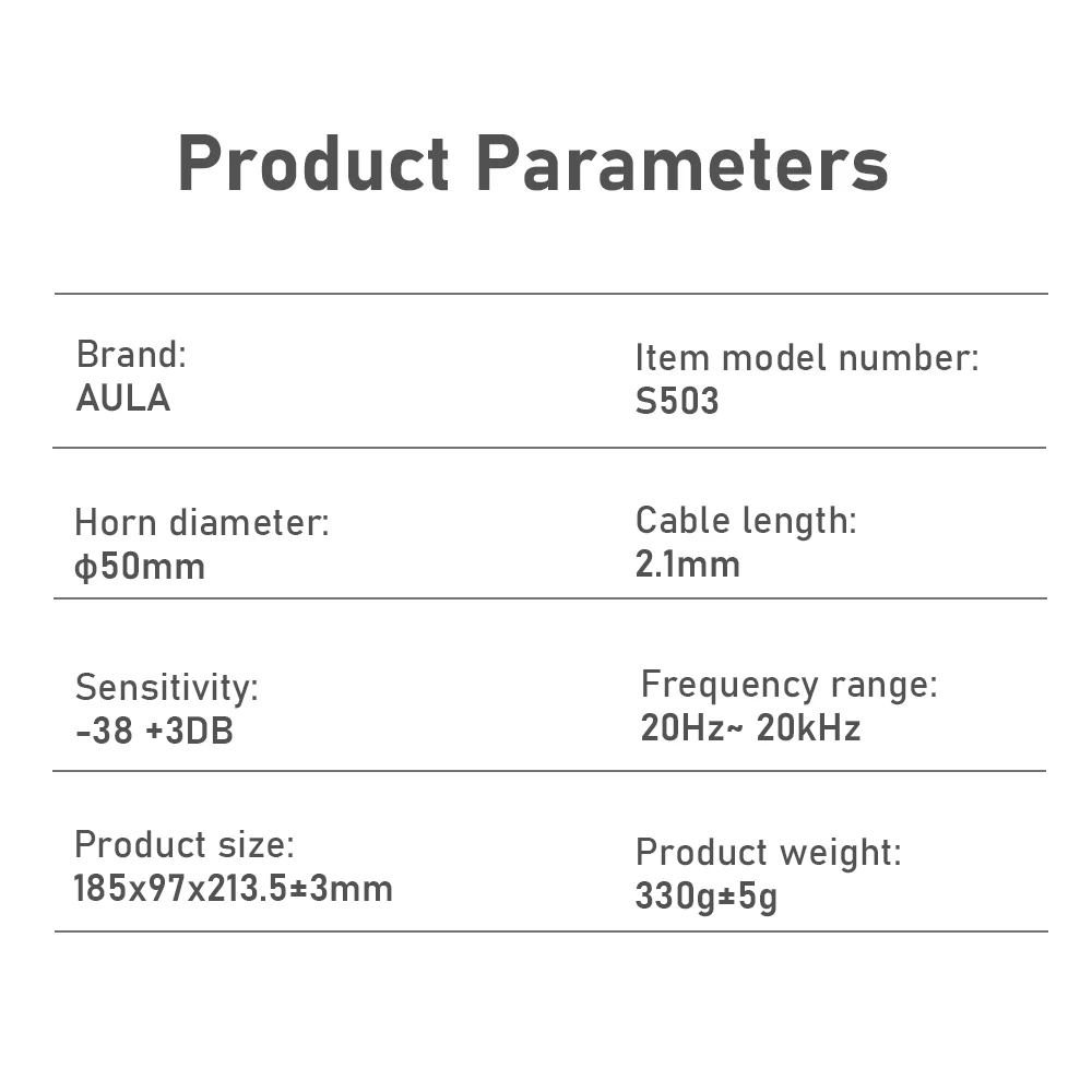 AULA S503 RGB GAMING HEADSET - NEXXCOM COMPUTERS
