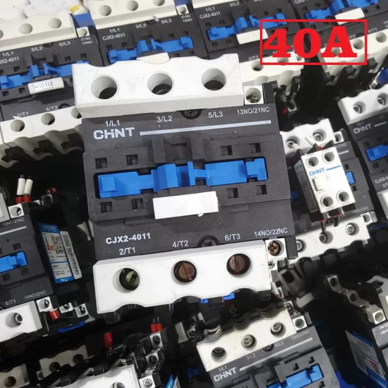 CHINT NXC-40 40A LC1D LC1 AC Contactor CJX2-4011 NO NC 3-Phase DIN Rail ...