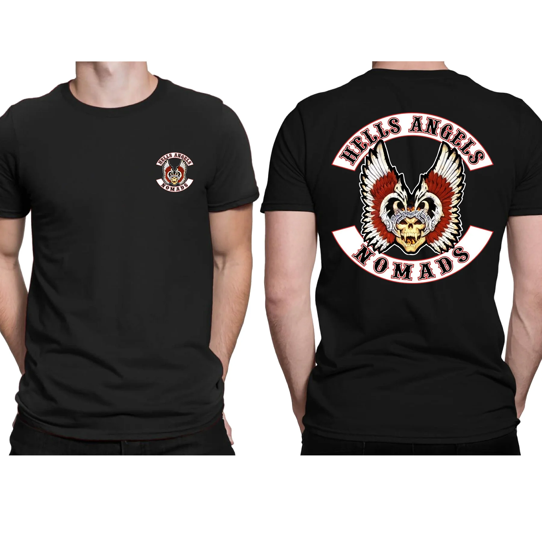 Amazing Male T Shirt Casual Oversized Essential Brotherhood Hells ...