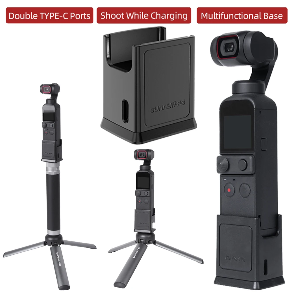 Camera-Charging-Base-Tripod-Adapter-Fixed-Holder-1-4-Tripod-Mount-for ...