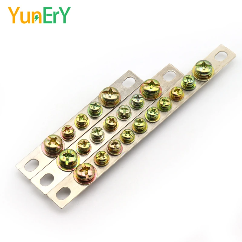 2X15-2X20-mm-Neutral-Terminal-Brass-Terminals-Grounding-Terminal-3-5-7 ...