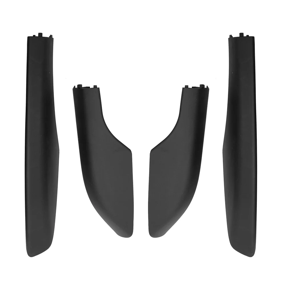 4pcs Black ABS Roof Rack Bar Rail End Protection Cover Shell For Toyota ...