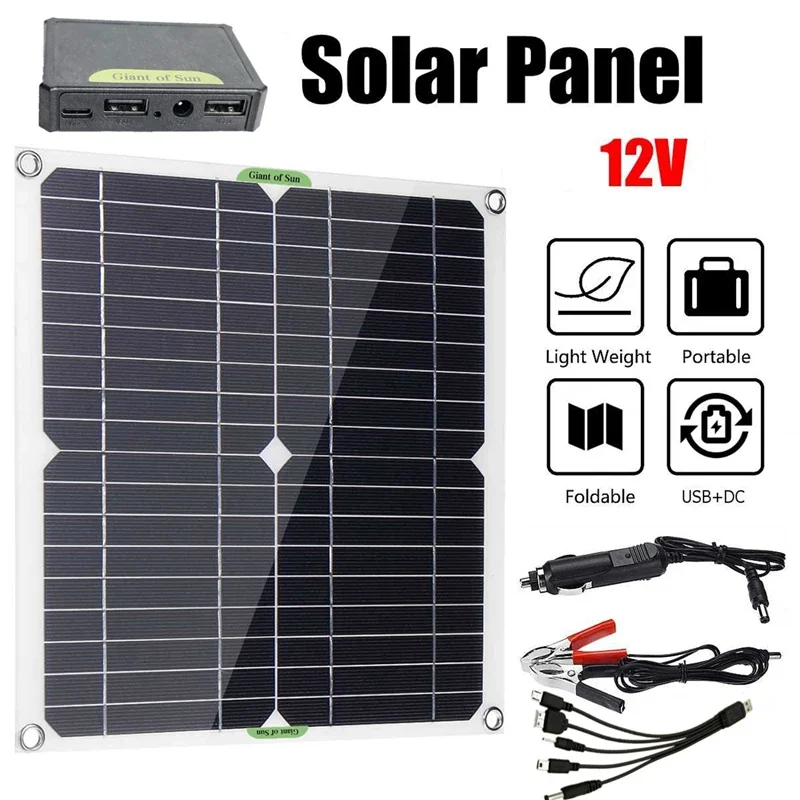 200W Solar Panel Kit 12V battery Charger 100A With Controller Caravan ...
